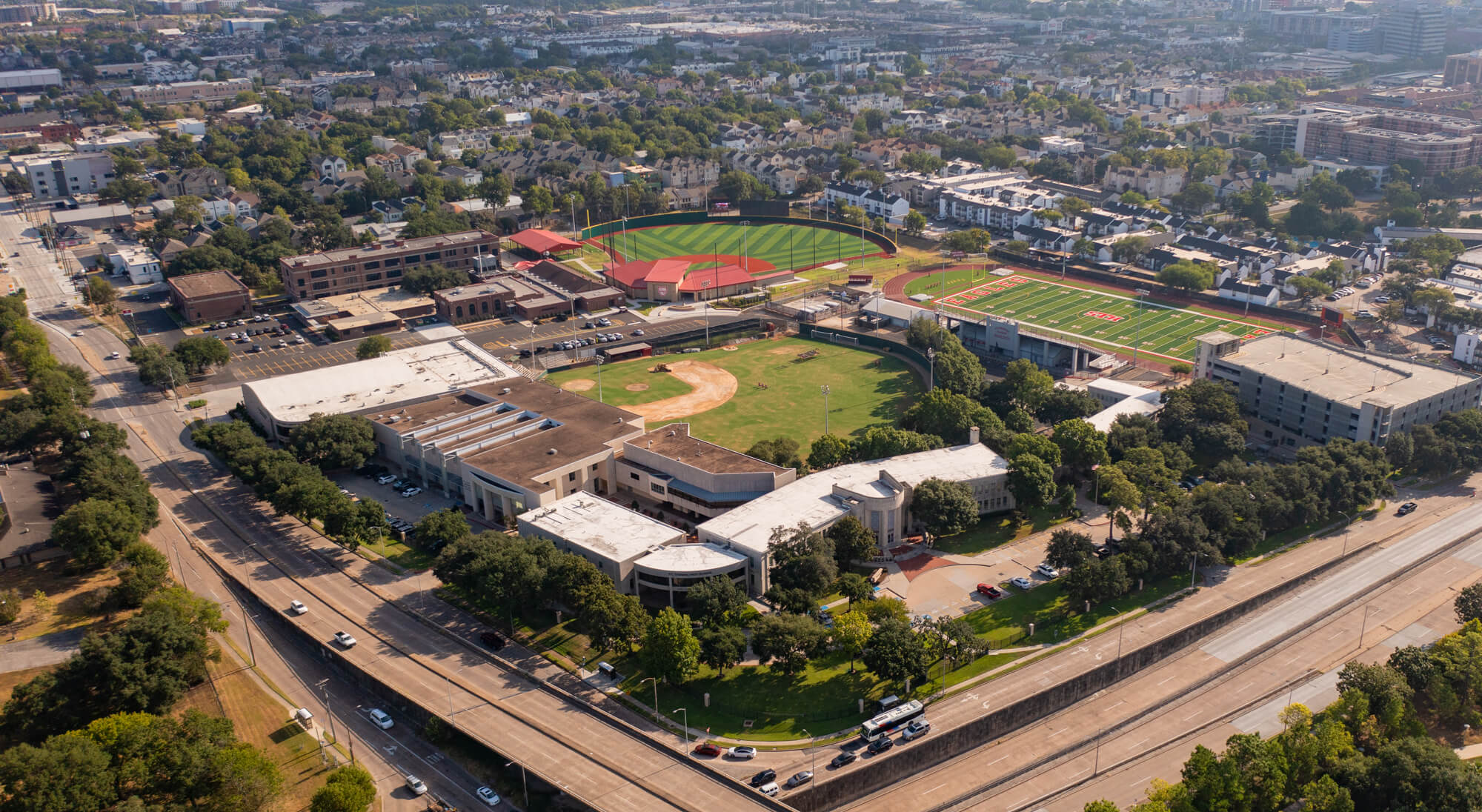 sth-drone-aerial - St. Thomas High School